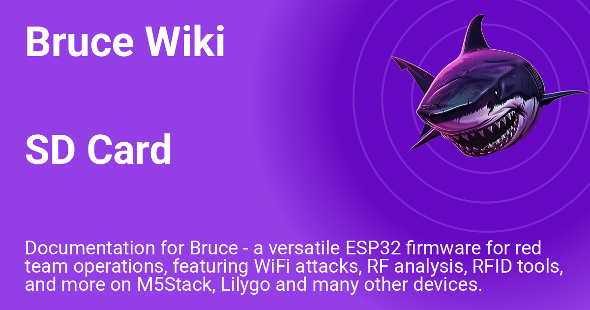 SD Card - Bruce Wiki